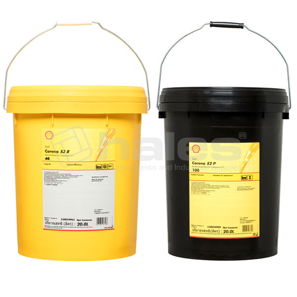 Air Compressor Oil - SHELL CORENA SHEL-COR S2P100 20 - | Hales | Hales
